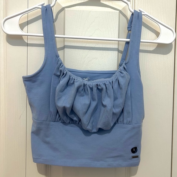 Hollister | Tops | Hollister Ruched Bust Cropped Tank Nwot | Poshmark